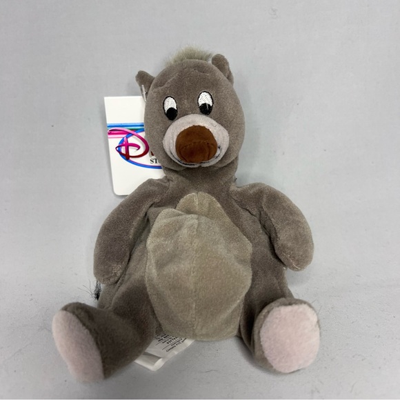 Disney | Toys | The Disney Store Jungle Book Baloo Gray Mini Bean Bag ...